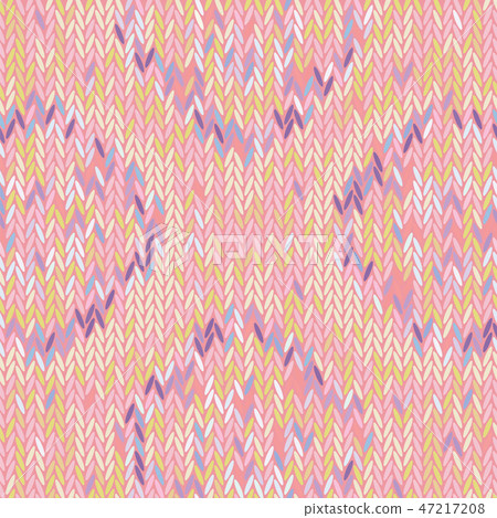 Seamless vector chevron pattern fabric textile - Stock Illustration ...