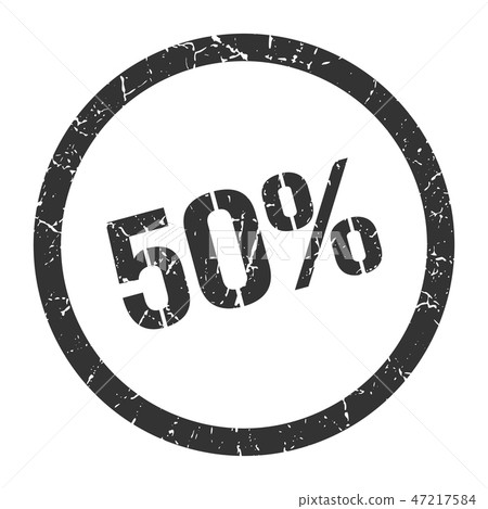 50% stamp - Stock Illustration [47217584] - PIXTA