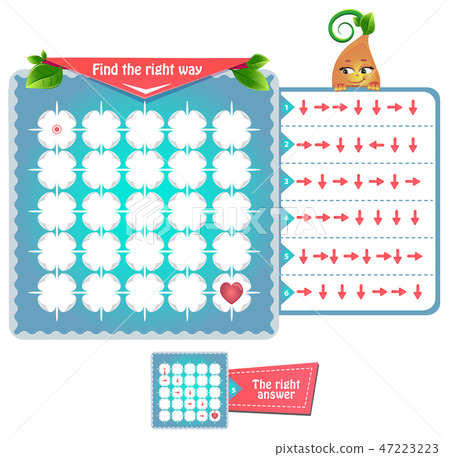 find the right way heart iq - Stock Illustration [47223223] - PIXTA