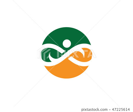 Adoption and community infinity care Logo template - Stock Illustration ...