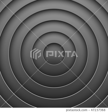 Circles paper cut style abstract background - Stock Illustration ...