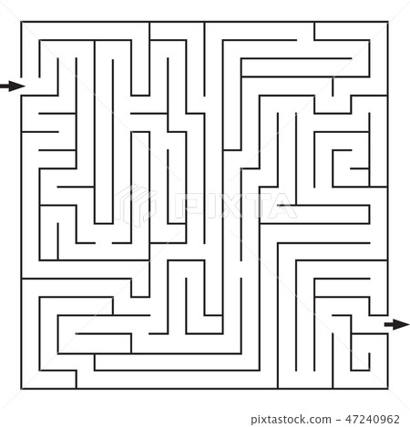 Labyrinth. Maze. - Stock Illustration [47240962] - PIXTA