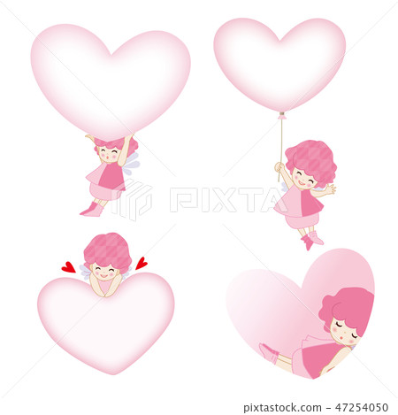 Heart fairy set - Stock Illustration [47254050] - PIXTA