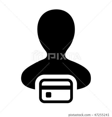 Loan icon vector male user person profile avatar - Stock Illustration ...