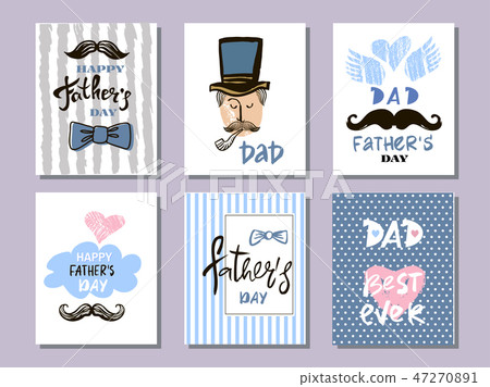 Father's day collection cards12 - Stock Illustration [47270891] - PIXTA