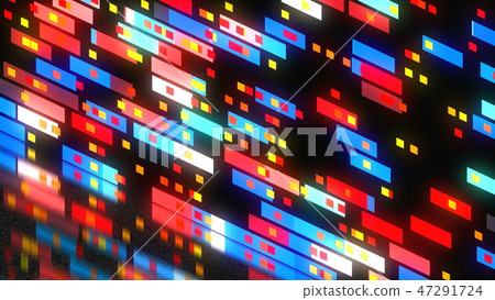 Abstract technology with many rectangles... - Stock Illustration ...