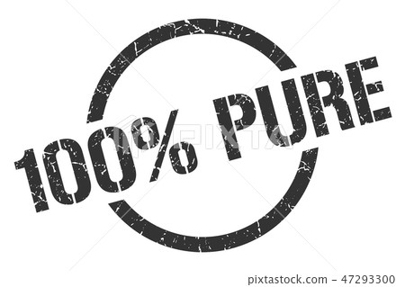 100% pure stamp - Stock Illustration [47293300] - PIXTA
