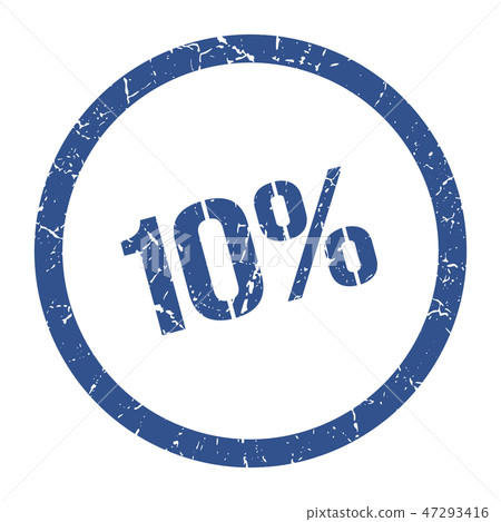 10% stamp - Stock Illustration [47293416] - PIXTA
