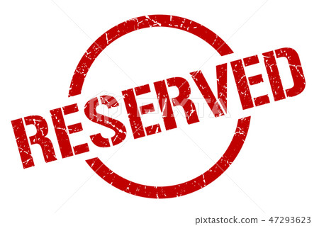 reserved stamp - Stock Illustration [47293623] - PIXTA