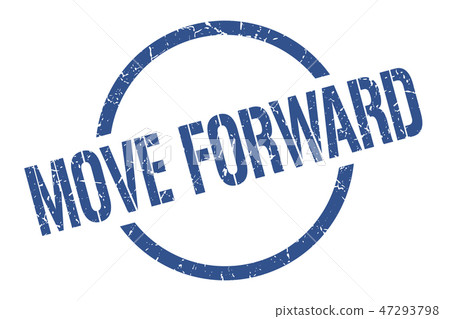 move forward stamp - Stock Illustration [47293798] - PIXTA