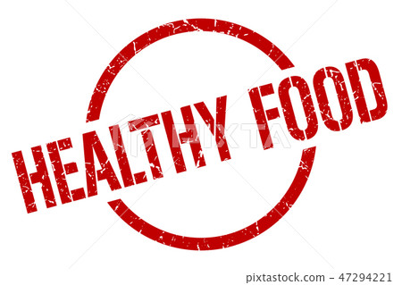 healthy food stamp - Stock Illustration [47294221] - PIXTA
