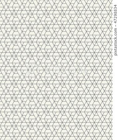 Seamless pattern of geometric grid - Stock Illustration [47298834] - PIXTA