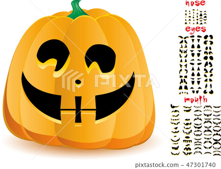 Halloween pumpkin 19 - Stock Illustration [47301740] - PIXTA
