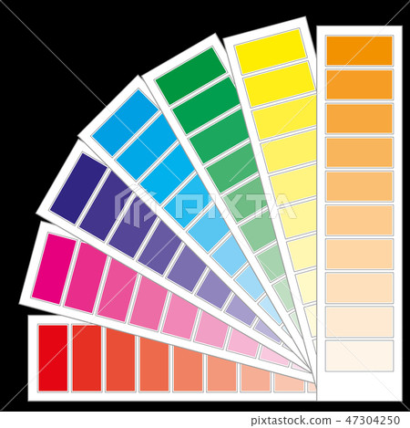 Color guide chart, part 4 - Stock Illustration [47304250] - PIXTA