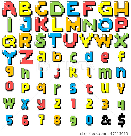 romanization, latin alphabet, alphabet - Stock Illustration [47315613 ...