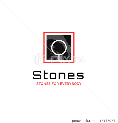 Vector slab company logo with marble texture-插圖素材 [47317071] - PIXTA圖庫