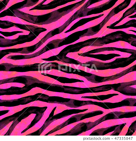 Abstract zebra striped textured seamless pattern - Stock Illustration ...