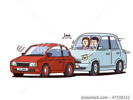 Car and Driver safety concept illustration.... - Stock Illustration ...