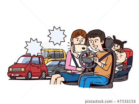 Car and Driver safety concept illustration.... - Stock Illustration ...