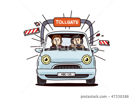 Car and Driver safety concept illustration.... - Stock Illustration ...