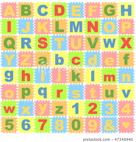 romanization, latin alphabet, alphabet - Stock Illustration [47348940 ...