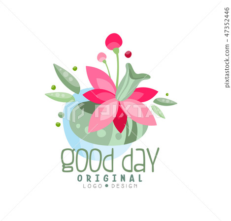 Good Day logo, design element can be used for... - Stock Illustration ...