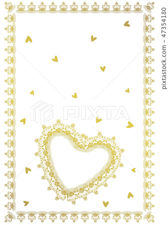 Heart Race Mini Card No Gold Font - Stock Illustration [47354180] - PIXTA