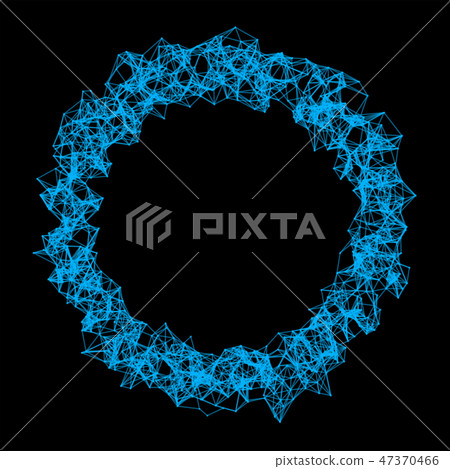 Donut shape with hole. Structure of sphere with... - Stock Illustration ...
