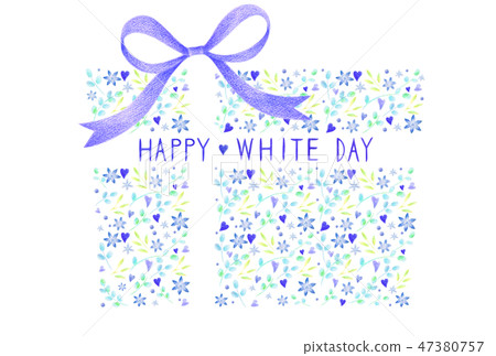 Present White Day - Stock Illustration [47380757] - PIXTA