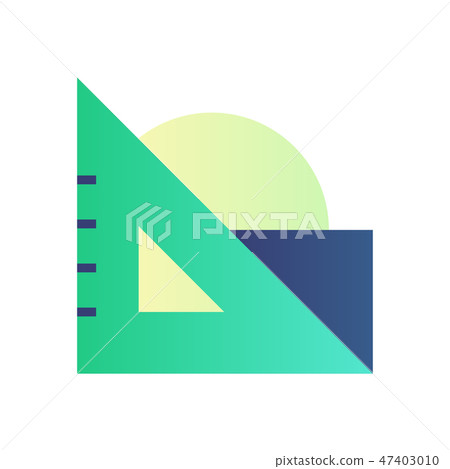 Mathematics gradient illustration - Stock Illustration [47403010] - PIXTA