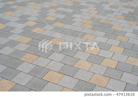 Block pavement on sidewalk - Stock Photo [47413638] - PIXTA