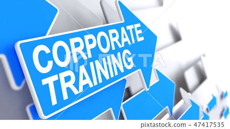 Corporate Training - Message on the Blue... - Stock Illustration ...