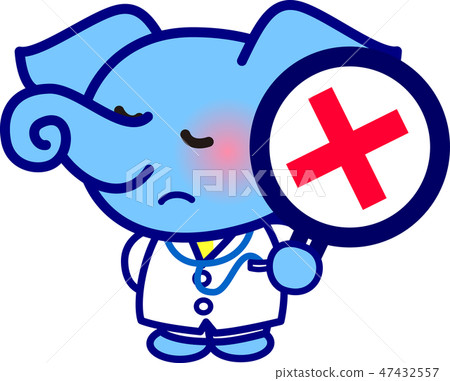Elephant's doctor Animal Doctor × - Stock Illustration [47432557] - PIXTA