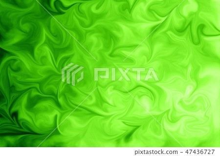 Liquid Abstract Pattern With UFO Green - Stock Illustration [47436727 ...