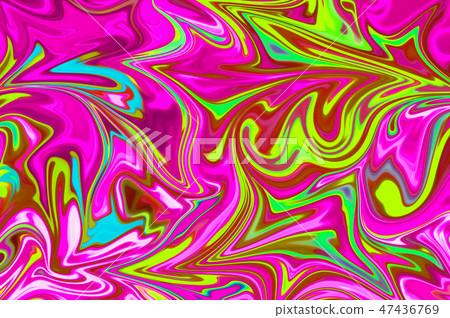 Liquify Abstract Pattern With Multicolor Art Form - Stock Illustration ...