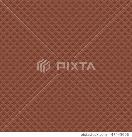 Chocolate Waffle Texture Pattern. Seamless... - Stock Illustration [47445696] - PIXTA