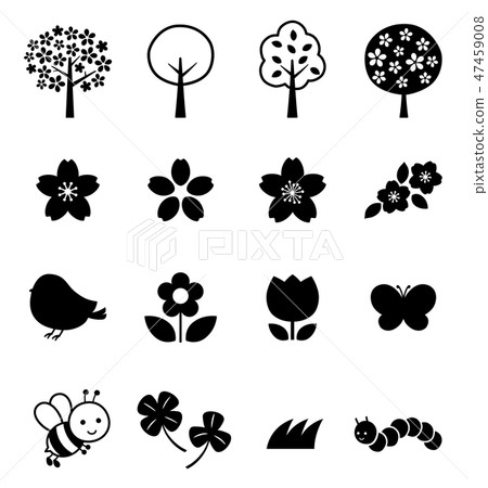 Spring plant icon - Stock Illustration [47459008] - PIXTA