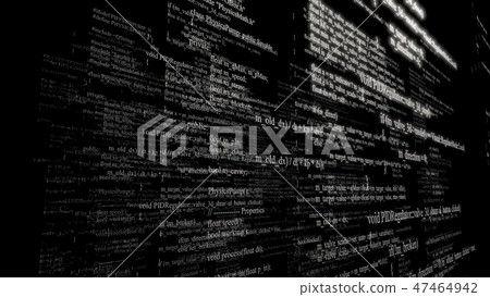 Software source code. Layers of program code on...-插圖素材 [47464942] - PIXTA圖庫