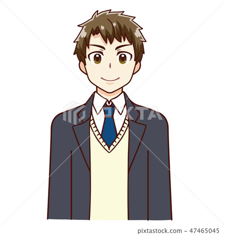 male student - Stock Illustration [47465045] - PIXTA