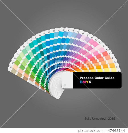 Illustration of solid uncoated cmyk process color - Stock Illustration ...