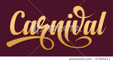 Carnival calligraphic text - Stock Illustration [47468811] - PIXTA