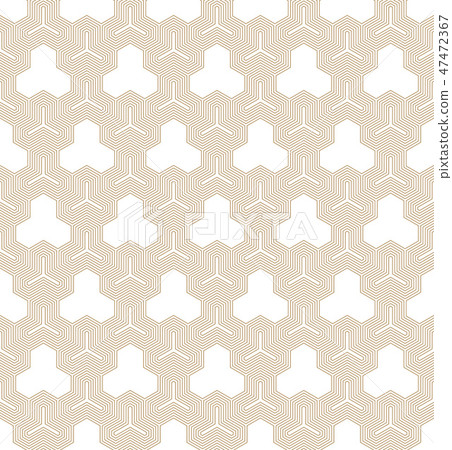 Seamless abstract geometric pattern.Brown color. - Stock Illustration ...