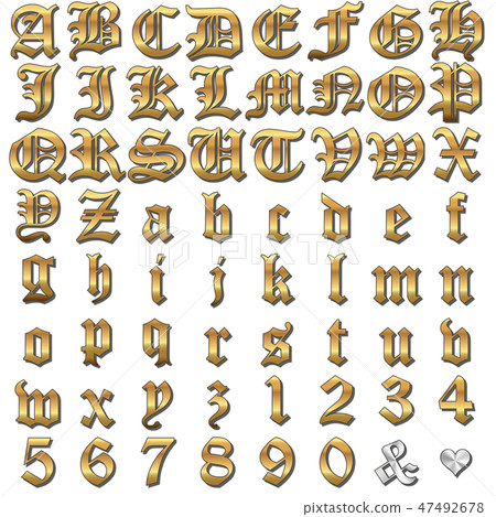 romanization, latin alphabet, alphabet - Stock Illustration [47492678 ...