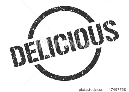 delicious stamp - Stock Illustration [47497768] - PIXTA