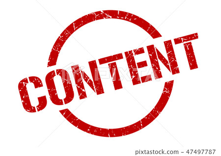 content stamp - Stock Illustration [47497787] - PIXTA