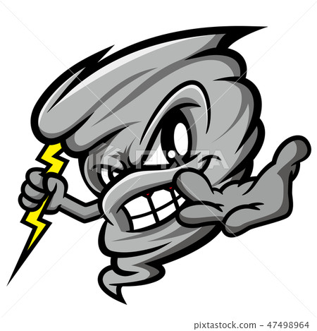 Typhoon Character - Stock Illustration [47498964] - PIXTA