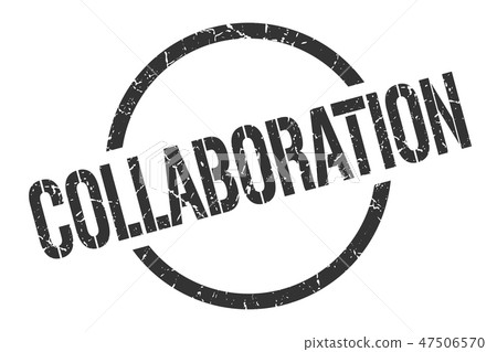collaboration stamp - Stock Illustration [47506570] - PIXTA