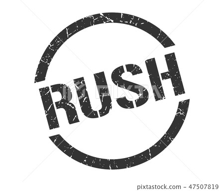 rush stamp - Stock Illustration [47507819] - PIXTA