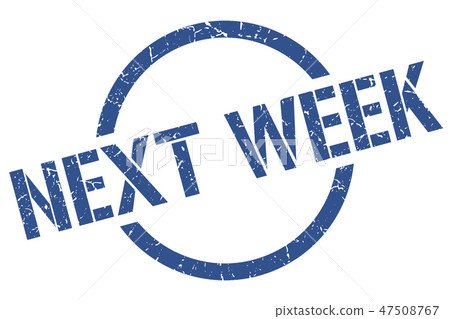 next week stamp - Stock Illustration [47508767] - PIXTA