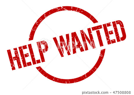 help wanted stamp - Stock Illustration [47508808] - PIXTA